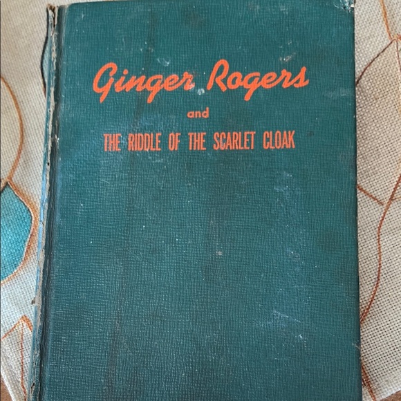 Other | Vintage Book Ginger Rogers And The Riddle Of The Scarlet Cloak ...